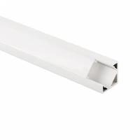 China V Shaped Triangle LED Aluminium Extrusion Corner LED Profile 18X18mm 45degree for sale
