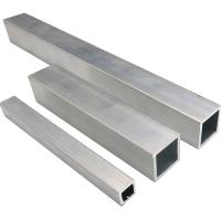 China Brushed Decorative Aluminum Square Tube 6063-T5 6061-T6  2mm 3mm for sale