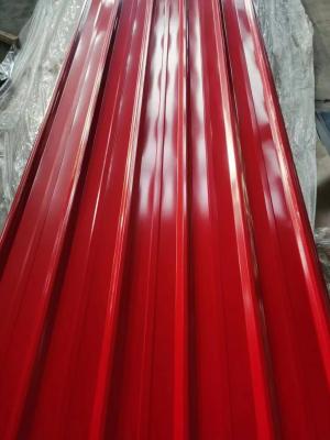 China PPGI Metal Iron Zinc Roofing Tiles Color Coated Galvalume Corrugated Steel Roof Profile Sheet for sale