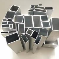 China Hollow Section Aluminium Extrusion Square Tube Wholesale Large Diameter Aluminium Square Pipe Tube for sale