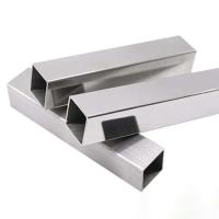 China Anodized Aluminum Square Tube Thin Wall Aluminum Rectangular Tubing for sale