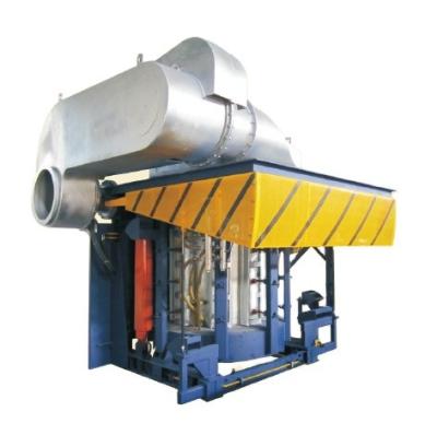 China New Hydraulic Steel Shell Electric Induction Melting Furnace 380V 200kW for sale