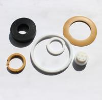 China High Temperature Resistant PTFE CNC Machined Round Rod with Hole Custom Size for sale