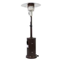 China Custom Powder Coated Outdoor Gas Patio Heater 1200-2300mm Height 430-900g/hr Flux CE ETL for sale