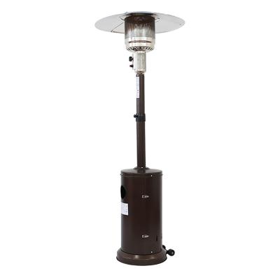 China Custom Powder Coated Outdoor Gas Patio Heater 1200-2300mm Height 430-900g/hr Flux CE ETL for sale