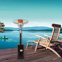 China Custom Powder Coated Outdoor Gas Patio Heater 1200-2300mm Height 430-900g/hr Flux CE ETL for sale