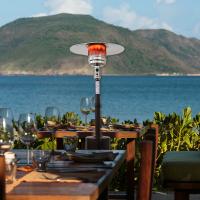 China Custom Powder Coated Outdoor Gas Patio Heater 1200-2300mm Height 430-900g/hr Flux CE ETL for sale