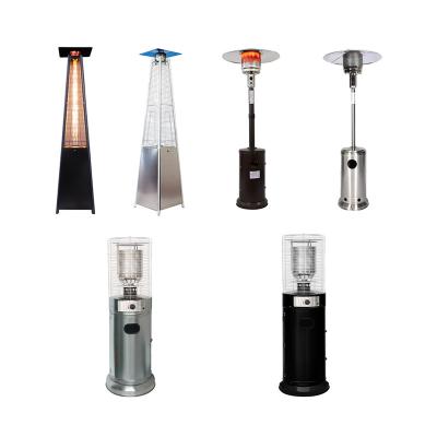 China Outdoor Gas Patio Heater Stainless Steel 1200-2300mm Height CE ETL Certified with Remote for sale