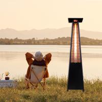China Outdoor Gas Patio Heater Stainless Steel 1200-2300mm Height CE ETL Certified LPG Natural Gas for sale