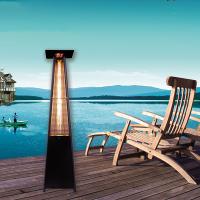 China Outdoor Gas Patio Heater Stainless Steel 1200-2300mm Height CE ETL Certified LPG Natural Gas for sale
