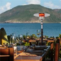 China Outdoor Gas Patio Heater Stainless Steel 1200-2300mm Height CE ETL Certified Natural Gas Propane for sale