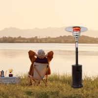 China Outdoor Gas Patio Heater Stainless Steel 1200-2300mm Height CE ETL Certified Natural Gas Propane for sale