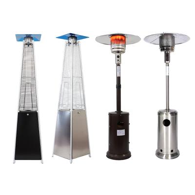 China Custom Gas Patio Heater 1200-2300mm Stainless Steel Umbrella Type Outdoor Heater CE ETL for sale