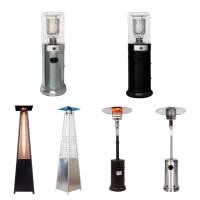 China Outdoor Gas Patio Heater 1200-2300mm Stainless Steel Umbrella Heater with Wheels CE ETL for sale