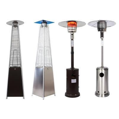 China Gas Patio Heater Umbrella Type 1200-2300mm Height CE ETL Certified Stainless Steel Outdoor Heater for sale