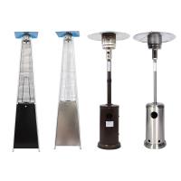 China Commercial Outdoor Patio Heater 1200-2300mm Gas Tower Heater with 360 Degree Heat CE ETL for sale