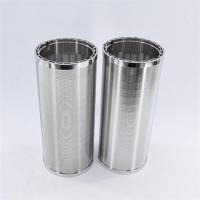 China 300 Micron Wedge Wire Food Grade Screen Tube Johnson Screen Beverage Filter Tube SUS304 for sale