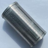 China Stainless Steel 304 Wedge Wire Centrifuge Filter Basket Johnson Screen for Coal Vibrating 0.1-15mm Slot for sale