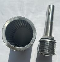 China Stainless Steel 304 Wedge Wire Centrifuge Filter Basket Johnson Screen for Coal Vibrating 0.1-15mm Slot for sale