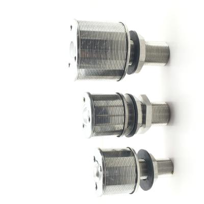 China Stainless Steel Wedge Wire Johnson Screen 0.1-15mm Slot for Wastewater Dewatering Filter Cylinders for sale