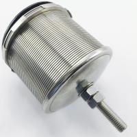 China Stainless Steel Johnson Type Screen Filter Pipe for Well Water Drilling 1 mm Slot 304/316L for sale