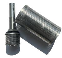 China Stainless Steel Wedge Wire Screen Filter Cylinder 0.1mm Slot 316L for Wastewater Dewatering for sale