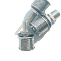 China Stainless Steel 304 316L Wedge Wire Johnson Well Screen Filter 0.1-15mm Slot 25-350mm OD for sale