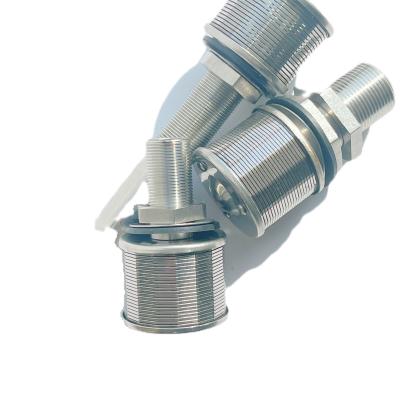 China Stainless Steel 304 316L Wedge Wire Johnson Well Screen Filter 0.1-15mm Slot 25-350mm OD for sale