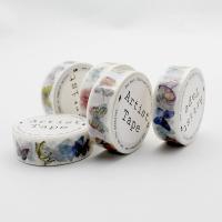 China Christmas Printed Packaging Adhesive Sticker Printing Roll Label Art paper Stickers for sale
