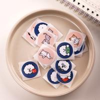 China Round Circle Label Waterproof Plastic Sticker Roll for Thanks Giving for sale