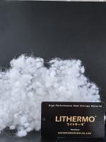 China LETHERMO Pearl Fibre Lightweight Heating Short Fiber Sunlight Absorption 565FP Filling Cotton for sale
