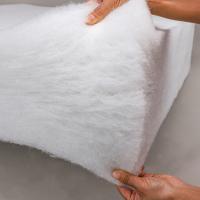 China Spray Bonded Wadding Polyester Nonwoven Fabric 80gsm Soft Warm Garment Textile for sale