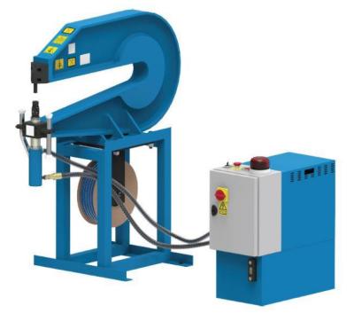 China Portable pneumatic power auto maintenance brake lining rivet tool for sale
