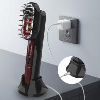 China Multifunctional Electric Massage Comb Smart EMS Vibration Red Blue Light  Face Body Skin Care Hair Growth for sale