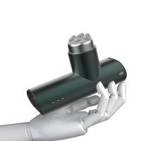 China Rechargeable Mini Handheld Massager Gun Percussion Silicon Heads FCC Approved for sale