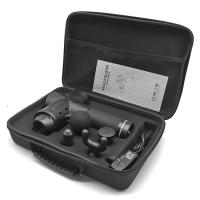 China ROHS Brushless Motor Handheld Massager Gun Cordless 30 Speeds LCD Touch Screen for sale