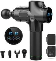 China 2500mAh 30 Speeds Handheld Percussion Massager Ultra Quiet LCD Touch Screen for sale