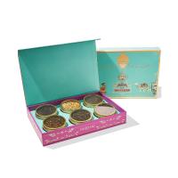 China Custom Print Tea Bags Paper Packaging Box Luxury Tea Tin Set Gift Box Packaging for sale