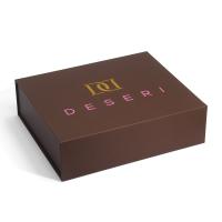 China Custom Logo Printed Cardboard Small Medium Magnet Boxes Purple Pink Magnetic Gift Box for sale