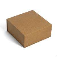 China Custom Cardboard A5 Square Creative Foldable Magnetic Kraft Gift Box With Lid for sale