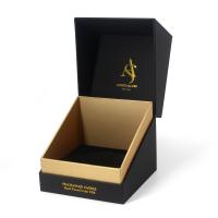 China Custom Black Candle Jars Lid And Base Packaging Boxes Bespoke Fancy Candle Accessories Box for sale