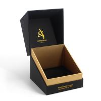 China Custom Black Candle Jars Lid And Base Packaging Boxes Bespoke Fancy Candle Accessories Box for sale