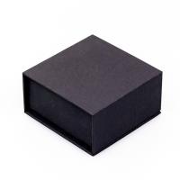 China Custom Eid Favor Box Rigid Hard Easy Fold Black Magnetic Gift Boxes With Dividers for sale