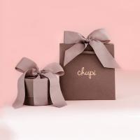 China Custom Printed Wedding Jewellery Gift Packaging Shopping Paper Bags With Ribbon Handles for sale