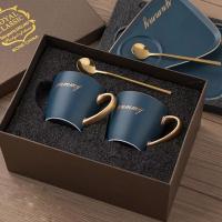 China Custom Printed Free Design Mug Set Gift Box Ceramic Coffee Cups Gift Box for sale