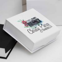 China Custom Logo Printed Classic Snap Flash Drive Box Packaging for sale