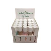 China Custom Logo Printed Lip Balm Cosmetic Product Packaging Display Boxes for sale