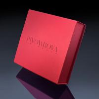 China Luxury Red Book Shaped Rigid Cardboard Foldable Gift Box Custom Print Paper Clamshell Magnetic Gift Box for sale