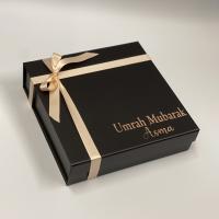 China Custom Size Scarf Scarves Shawl Hijab Set Gift Box Blank Magnetic Chiffon Hijab Packaging Box for sale