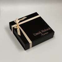 China Custom Size Scarf Scarves Shawl Hijab Set Gift Box Blank Magnetic Chiffon Hijab Packaging Box for sale